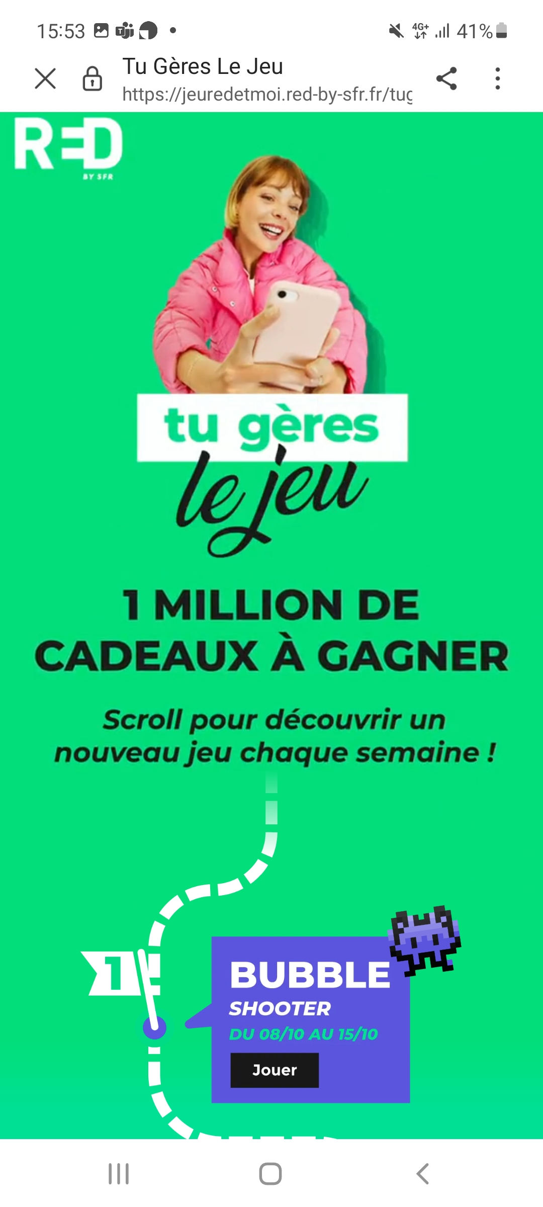 RED by SFR - Le jeu RED & Moi est de retour 💚🎁 - Infos & Questions